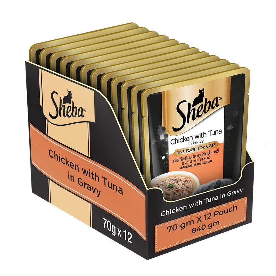Buy Sheba Dry and Wet Gravy Cat Food Online at Best Prices – Petsworld